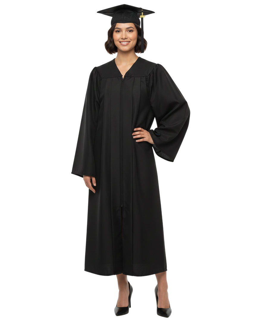 can you wash a polyester graduation gown